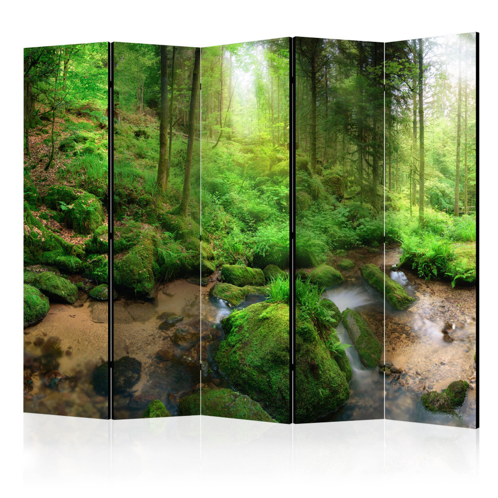 Paraván - Humid Forest II [Room Dividers], A1-PARAVENT1125,